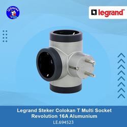 Promo Legrand Steker Colokan T Multi Socket 3 Lubang 16A Putih/Abu-abu ...
