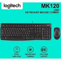 Promo Logitech MK120 Combo Keyboard dan Mouse Kabel USB - Jakarta Timur - Logitech Official ...