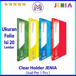Jual Clear Holder Isi 20 , 40 , 60 poket / Map plastik F4 / Dokumen ...