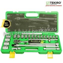 Jual Tekiro Kunci Shock Set 8 - 32 mm 6 PT 1/2" 24pcs sock set hand socket - Kota Bogor - toko ...