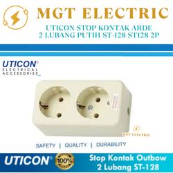 Jual UTICON STOP KONTAK ARDE 2 LUBANG ST-128 2P ST128 LOBANG ORIGINAL ...