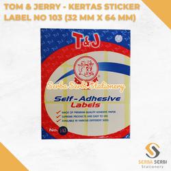 Jual GROSIR (1 PAK ISI 10 LEMBAR) TOM & JERRY - KERTAS STICKER / STIKER LABEL HARGA / NAMA ...