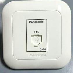 Jual OUTLET DATA CAT6 PANASONIC STOP KONTAK NETWORK LAN CAT 6 WALL ...