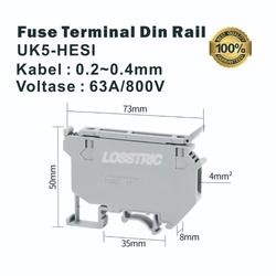 Jual UK5-HESI Fuse Terminal Block Din Rail EWIG (0.2~4mm) 800V/6.3A. - Kota Tangerang - Central ...