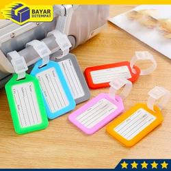 Promo Travel Blue Luggage ID Name Tag Gantungan Label Nama Koper - Map ...