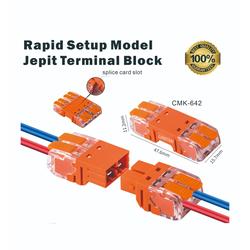 Jual Terminal Block Rapid Setup EWIG Model Jepit CMK642 2Pin/CMK643 ...