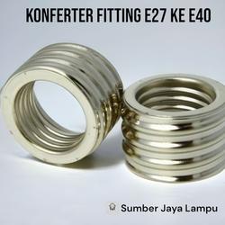 Jual FITING CONVERTER E27 KE E40 / E40 KE E27 - E27-E40 PUTIH - Jakarta Barat - shoplaza id ...