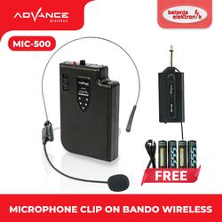 Promo Mic Clip On Advance Mic-500 Mic Bando Wireless / Microphone Eksternal - Jakarta Utara ...