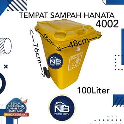 Jual Green Leaf Tempat Sampah Roda Ukuran 100 120 240 Liter Bio Earth Green Leaf Tempat Sampah ...