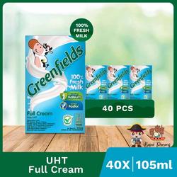 Promo [LEBIH HEMAT] Susu Greenfields UHT Full Cream 105 mL x 1 Karton ...