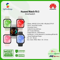 Promo HUAWEI WATCH FIT 3 Smartwatch | 1.82" Ultra-slim | 10 Days ...