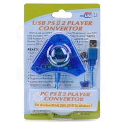 Jual CONVERTER STIK PS2 converter PS2 to USB joystick gamepad converter ...