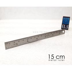 Jual Deli Tools Penggaris Besi / Metal Rules 30 CM Kokoh DL80XX - 15 Cm ...