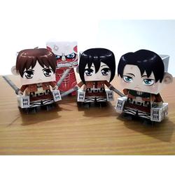 Jual Eren Yeager AOT DIY Papercraft Attack On Titan Paper Craft ...