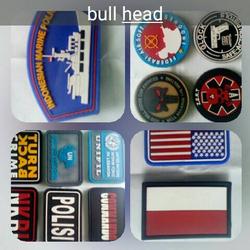 Jual patch rubber costum/pesanan logo baru minimal 50 pcs per logo ...