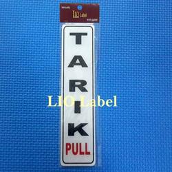 Jual Otello Sign Push Pull Dorong Tarik Icon Label Sticker Unik Signage ...
