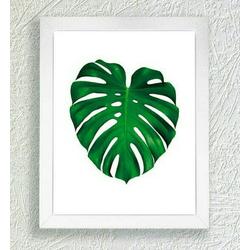 Jual Poster Premium Hiasan Dinding Rumah Lukisan Tiga Daun Monstera ...