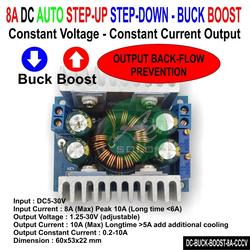 Jual Automatic Step Down Step Step Up DC-DC 8A Auto Buck Boost Module ...