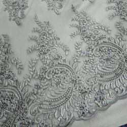 Jual Kain tulle payet .Tile bordir.tille motif.Bahan tille korea.Brukat ...