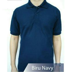 Jual Kaos polo shirt polos | kaos kerah pria seragam polos navy biru benhur - navy, S - Jakarta ...