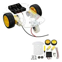 Jual RJ3 Robot Smart Car Chassis DIY Kit Rangka mobil pintar Arduino ...