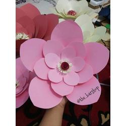 Jual BUNGA KERTAS/PAPER FLOWER/BACKDROP/DEKORASI seri 4 - Gold, XL ...