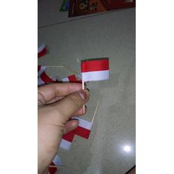 Jual BENDERA MERAH PUTIH PLASTIK MURAH GROSIR - BENDERA MINI 1 - Kab ...