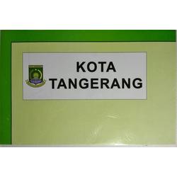 Jual Peta Kota Tangerang Selatan Kecamatan Dan Kelurahan - 90x90cm ...