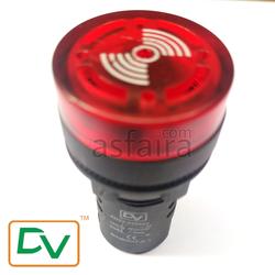 Jual Pilot Lamp Flashing Buzzer LED 16 22 mm 110 220VAC 12 48VDC - 22MM ...