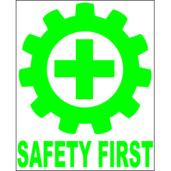 Jual Cutting Sticker Logo K3 Safety First - M - Kota Bekasi - arka ...