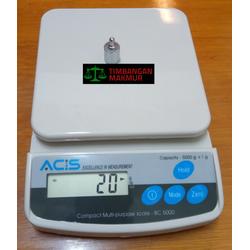 Jual Timbangan Dapur Digital kapasitas 5kg, ACIS / BC-5000 Compact Scale - Jakarta Barat ...