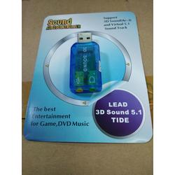 Jual USB Sound Card 5.1 External Adapter Converter 3D Sound Card ...