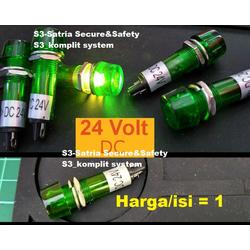 Jual Pilot Lamp Besi 12V 24V DC Lampu Pilot LED Besi 12volt 24 volt ...