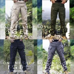 Promo Celana Tactical Panjang Pria Kargo Cargo Pants Model M-Tac Series - Hijau, 28 - Kota ...