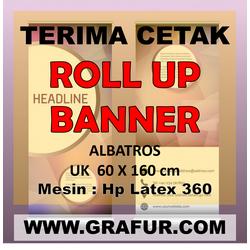 Jual Roll Up Banner 60 X 160 cm + Print / Cetak / Gambar Bahan Albatros - Glossy - Jakarta Pusat ...