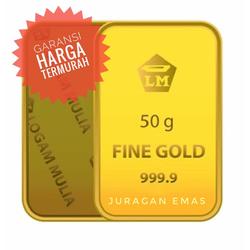 Jual 50 GR (GRAM) GOLDBAR/LOGAM MULIA/LM/EMAS BATANGAN ANTAM ...