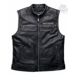 Jual Rompi Vest Jaket Harley Davidson Kulit Domba Asli Rider - Hitam, S ...