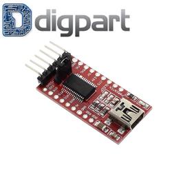 Jual FTDI USB to TTL Serial FT232RL 5V 3.3V Mini USB Serial Arduino ...