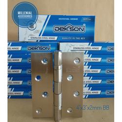 Jual Ecoline Hinge Dekkson 4x3x2MM 2BB SSS, Engsel Stainless 4 Inch ...