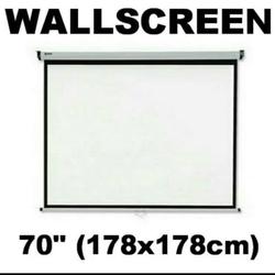 Jual Layar Proyektor Wall 70 inch Screen Projection - Jakarta Pusat ...