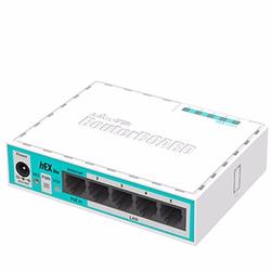 Jual Mikrotik Router Indoor RB750r2 hEX Lite RB750 r2 - White Blue ...