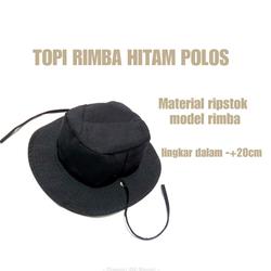 Jual TOPI RIMBA POLOS BELI GROSIR lebih murah...!!! - Hitam, polos ...