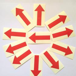 Jual Stiker Tanda Panah / Rambu Arah Panah / Sign Arah Panah - S MERAH ...