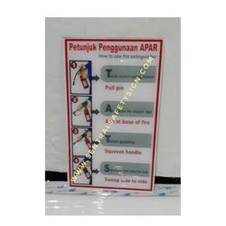 Jual Sticker cara penggunaan apar - Jakarta Barat - sentral safety sign ...