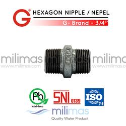 Jual DOUBLE NIPPLE GALVANIS 3/4 INCHI - DOBEL NEPEL BESI - Kota Bandung - Toko Sumber Air ...