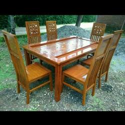 Jual meja makan balero minimalis meja makan kayu jati kursi 6 pcs - Kab. Jepara - PT Jayamahe ...