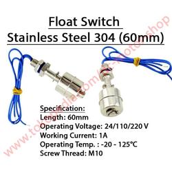 Jual Sensor Lefel Stainless Steel Float Switch Tank Water Level Sensor ...