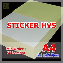 Promo STIKER LABEL A4 ISI 50 LEMBAR / KERTAS STICKER UKURAN A4 - HVS A4 ...