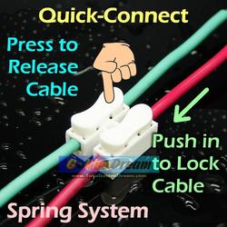 Jual Sambungan Kabel Listrik Quick Connect 2 Wire Connector Spring ...
