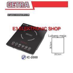 Promo GETRA IC-2000 KOMPOR LISTRIK INDUKSI IC2000 Cicil 0% 3x - Jakarta ...